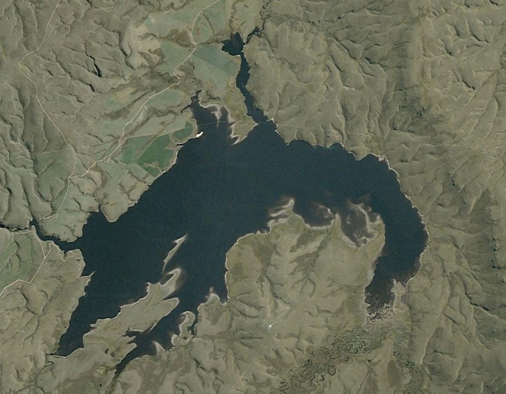 Map of Lake Onslow - Ice Block